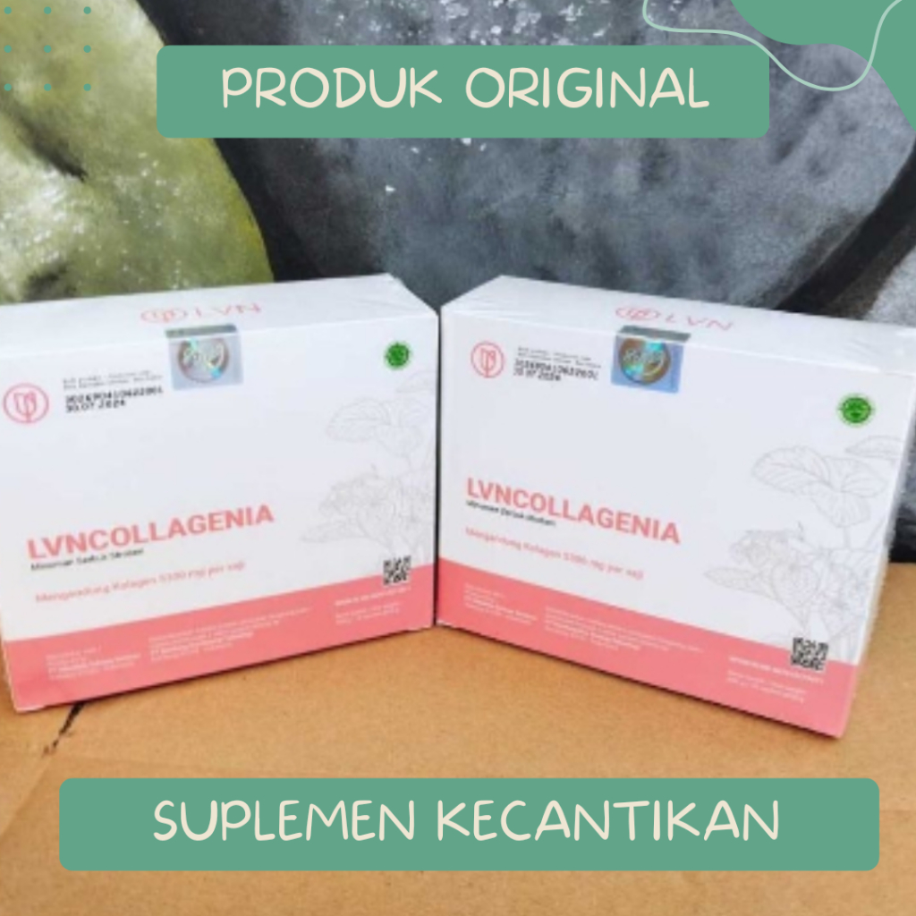 Lvn Collagenia 1 Box 10 Sachets - Beauty Supplement - Strawberry Drink ...