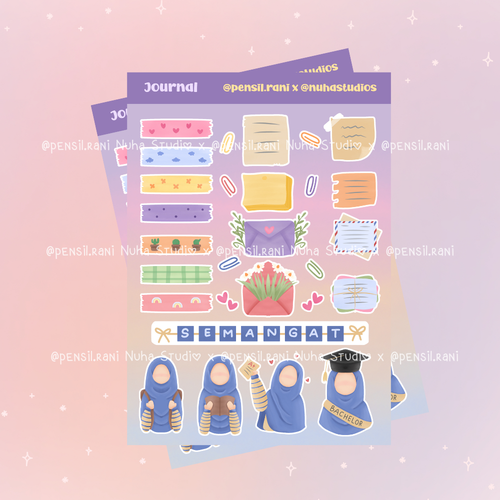 Sticker by pencil.rani | Journal Study Study Graduation Women Girls ...