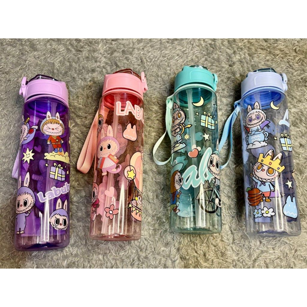 Labubu Drinking Bottle Size 900ML / Funny Viral Labubu Character ...
