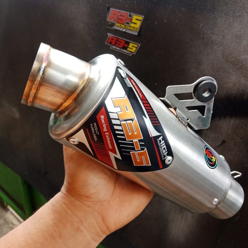 A3-s CL Racing Exhaust selencer Only Inlet 50/51mm | Shopee Malaysia