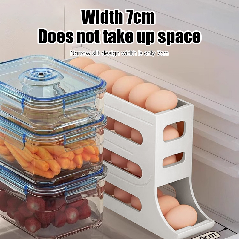 Refrigerator Egg Organizer Chicken Egg Holder Refrigerator 4 Tiers 2 ...