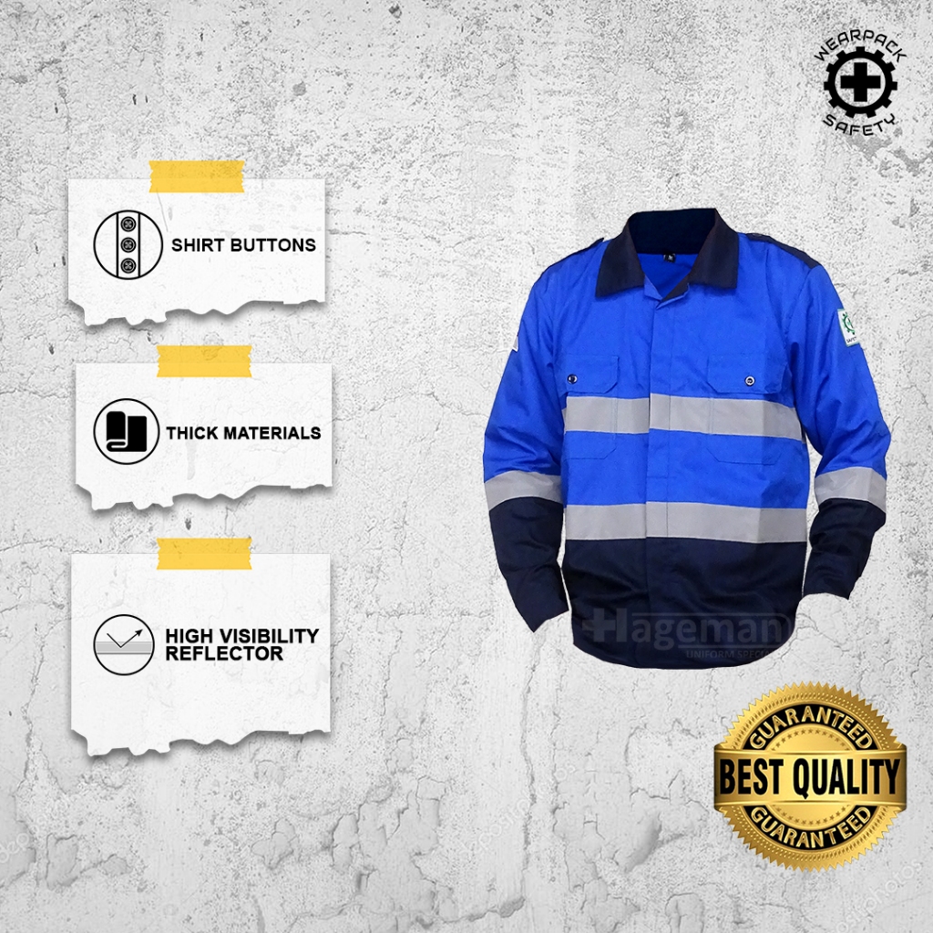 Wearpack Top Mining Series Benhur Navy Color Combination / Wearpack ...
