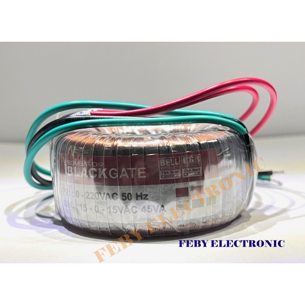 BLACKGATE Donut Toroidal Transformer 1.5 A CT 15 V BGR BELL Original ...