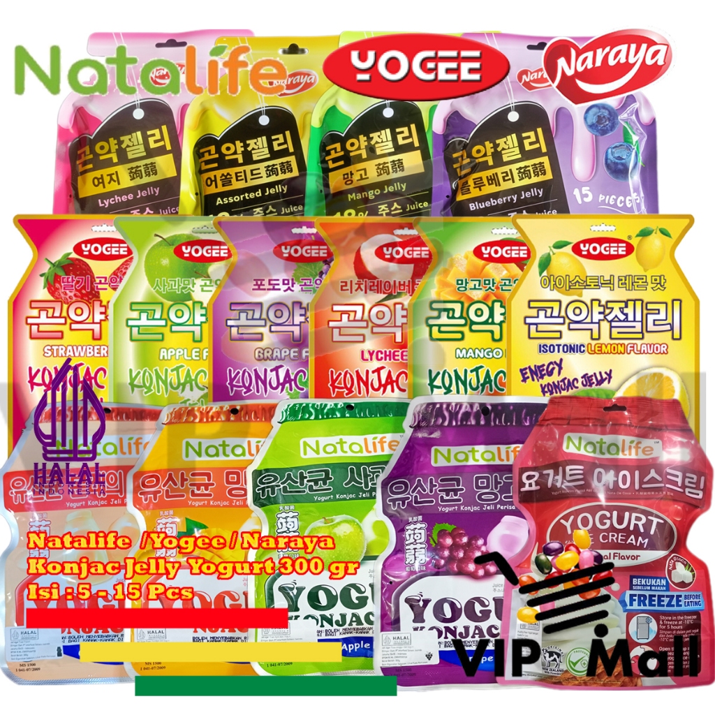 Natalife Naraya Yogee Konjac Jelly Yogurt 300Gr. | Shopee Malaysia