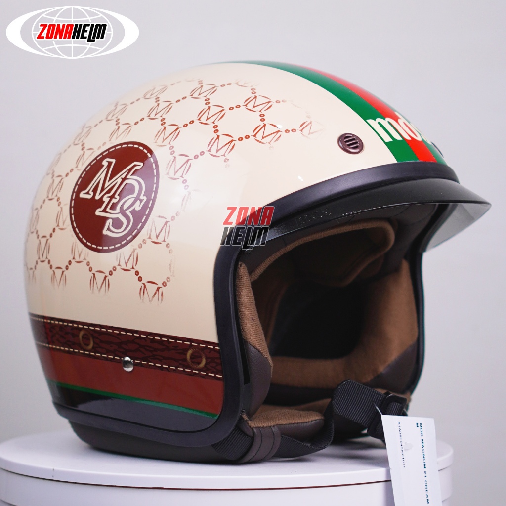 Mds Magnum Retro Italian Half Face Helmet Bogo Capelo Original SNI ...