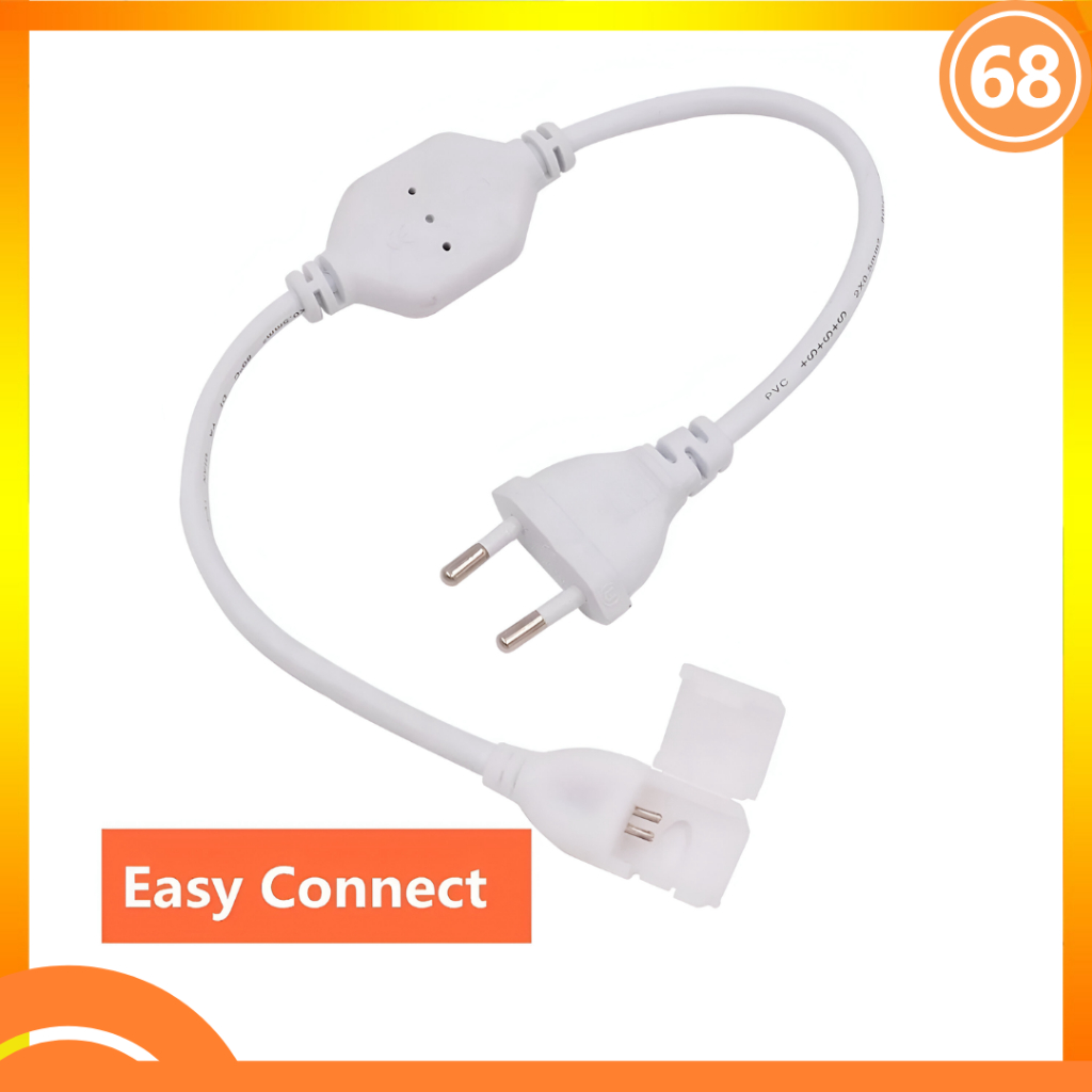 NEON FLEX HOSE LIGHT SOCKET CLIP MODEL / NEON FLEX HOSE LIGHT PLUG 220V ...