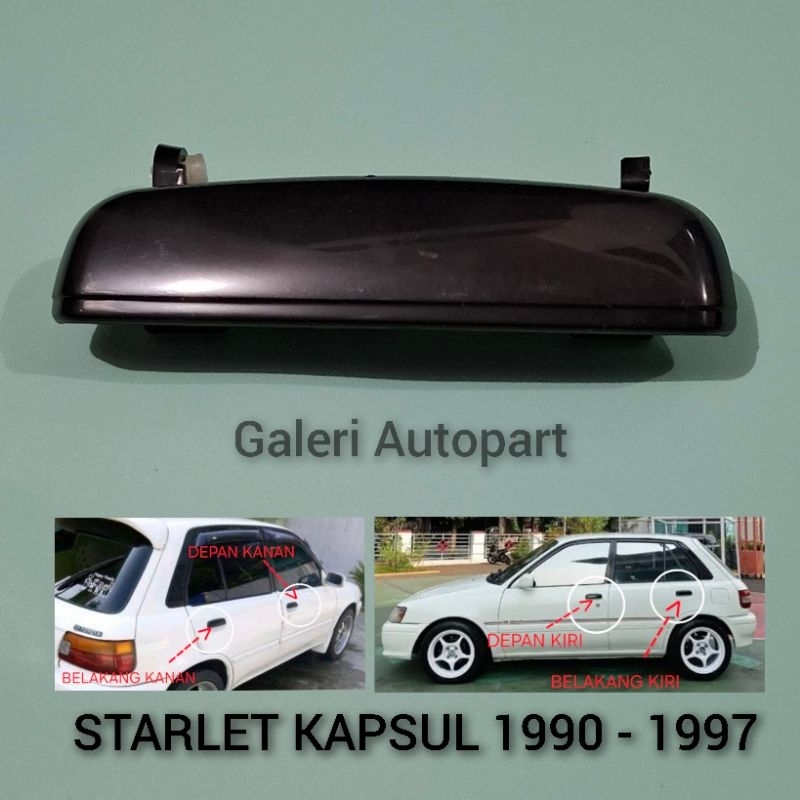 Toyota Starlet Outer Door Handle Starlet Capsule 1990 to 1997 EP80 EP81 | Shopee Malaysia