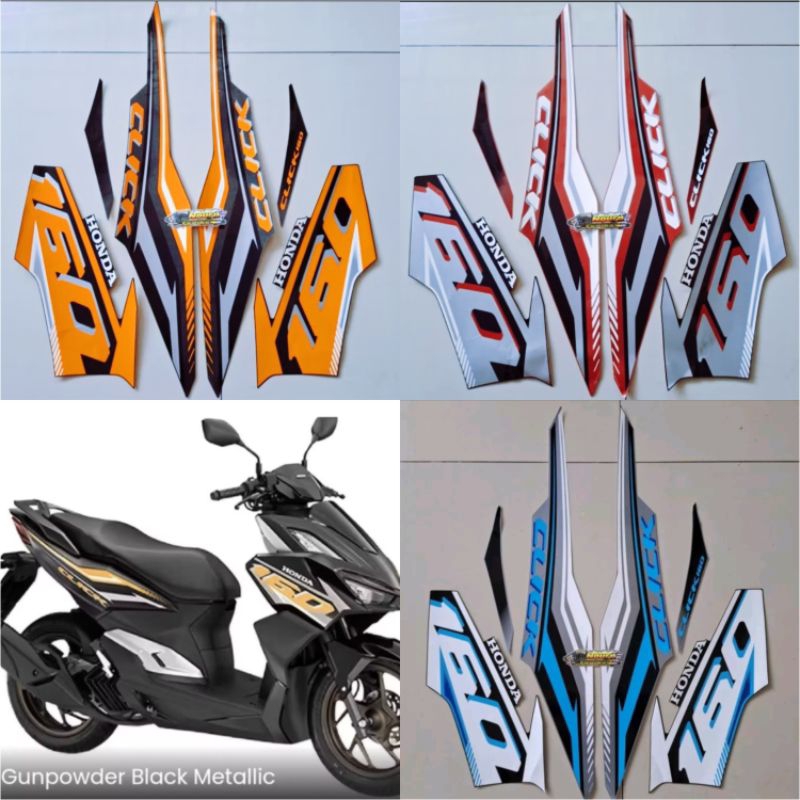 Honda Click 160 Thailand striping sticker 2020 2021 2022 2023 2024 ...