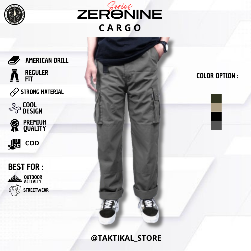 Abu Cargo Pants Original Ripstop Premium Zeronine Outdoor Cargo Pants ...