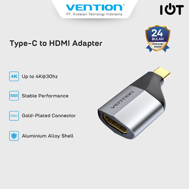 Vention Adapter Type-C to HDMI 2.0 Converter - TCD | Shopee Malaysia