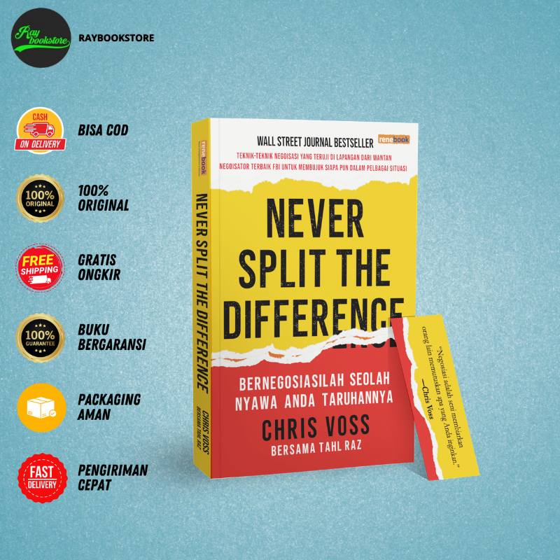 The book Never Split the Difference - Chris Voss with Tahl Raz ...