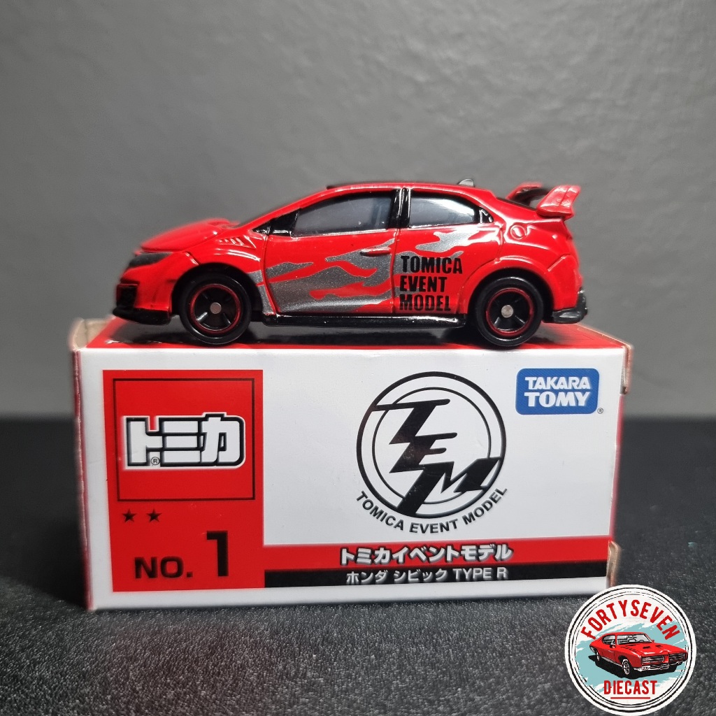 MERAH Tomica Event Model No. 1 - Honda Civic Type R loose unsealed open ...