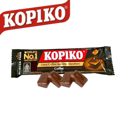 Kopiko BLISTER CANDY PACK COFFEE CANDY 24 GRAM MAYORA SUGAR CHILDREN'S ...