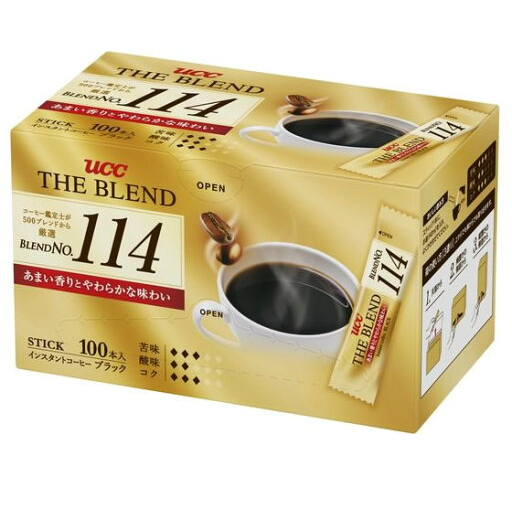 Ucc Ueshima The Blend 114 Instant Black Coffee Stick | Shopee Malaysia