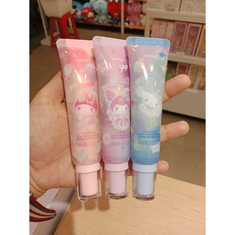 MINISO Sanrio Character 2-in-1 Hand Creamminiso | Shopee Malaysia