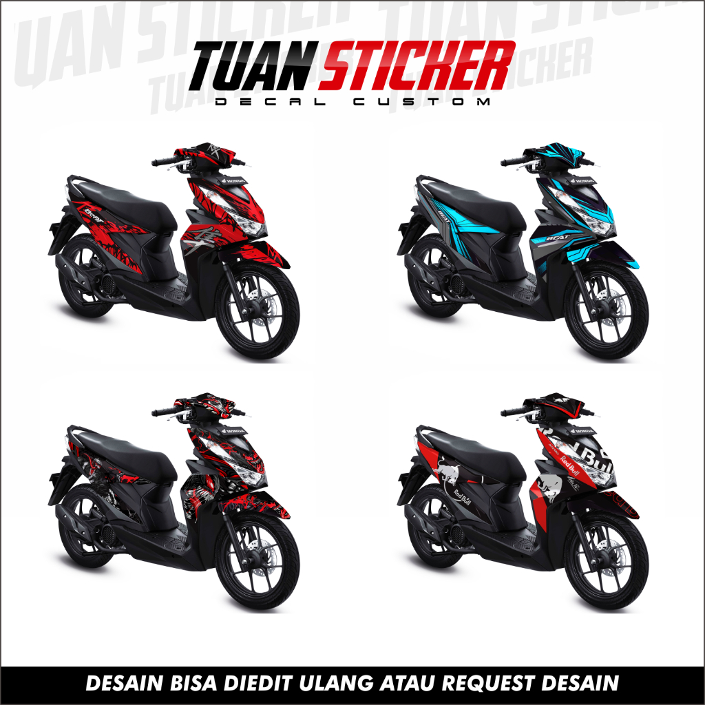 Decal Sticker Full Body Striping Sticker Beat Deluxe Beat Street 2020 ...