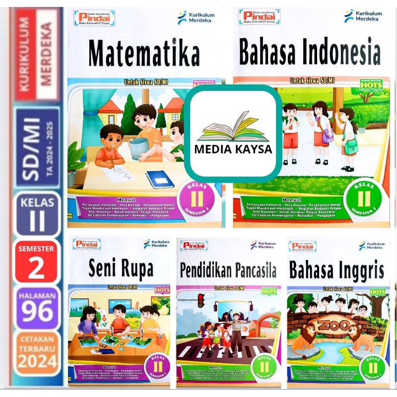 Sd/mi Scan LKS class 2 Semester 1&2 INDEPENDENT CURRICULUM teaching ...
