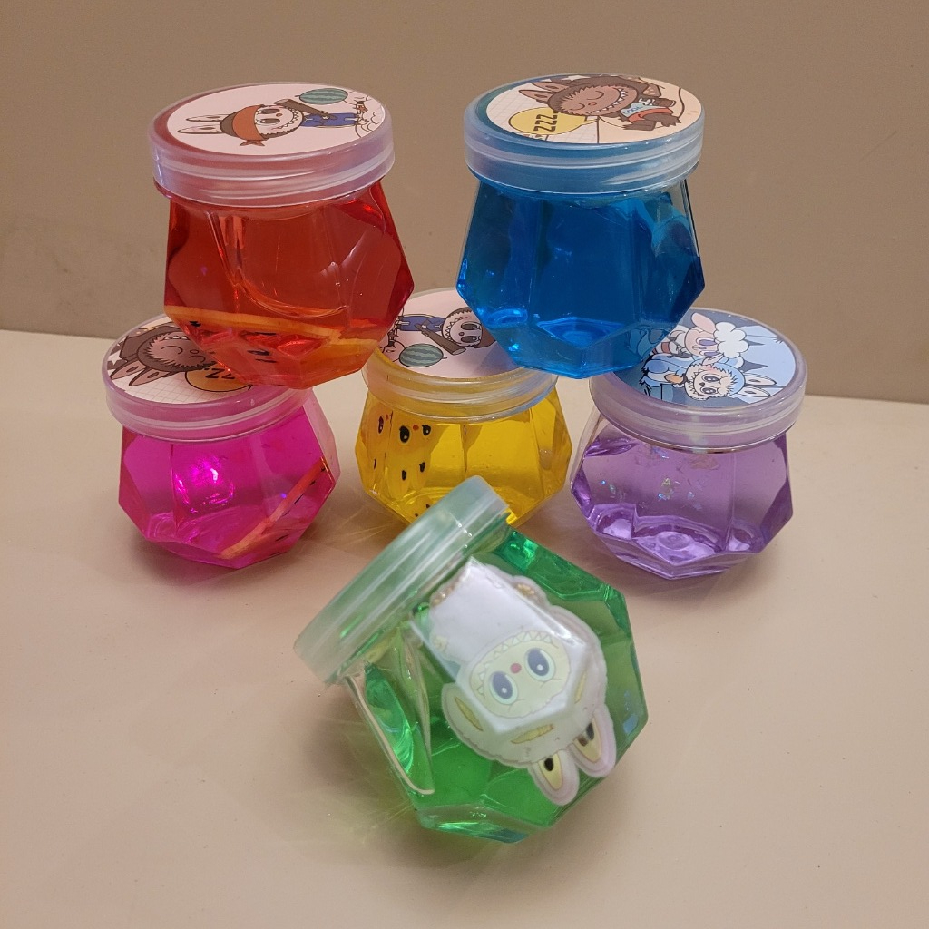 Labubu children's Slime toys Plain Slime and colorful doll tubes FS ...