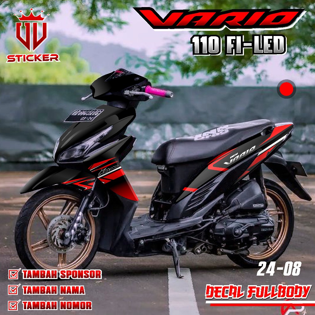 Full Body Decal Vario Led 110 FI 2013 2014 2015 2016 2017 2018 2019 ...