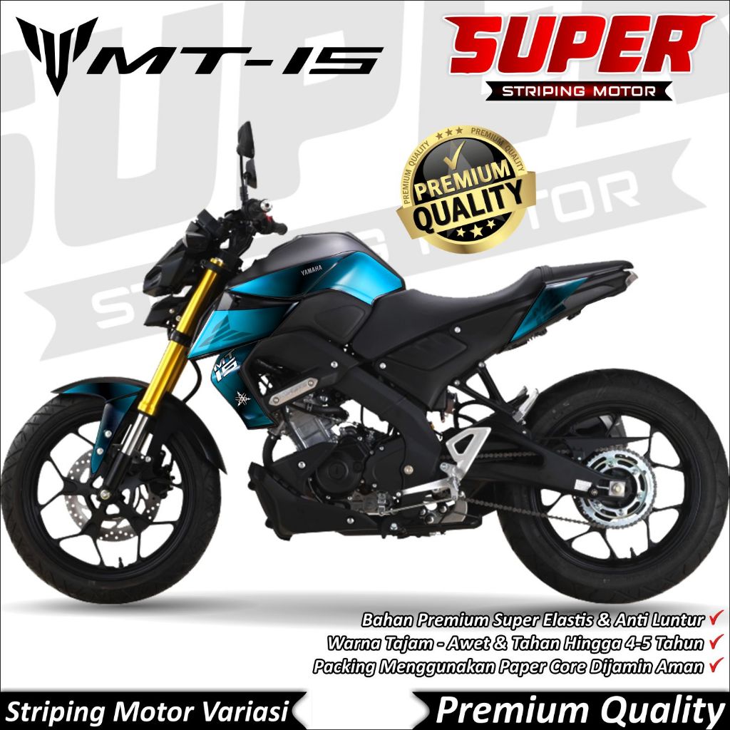 Cool Anti-Fade MT15 Sticker MT 15 Striping Yamaha MT15 Gradation 02 ...