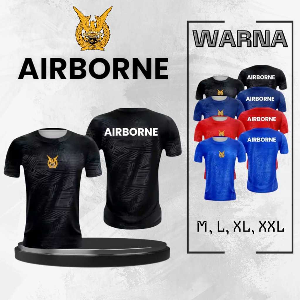 Sports T-SHIRTS WITH EMBOSED MOTIF/ NEWEST TNI AU DESIGN/ DRIFIT MATERIAL/ NEW JERSEY AIRBORNE ...