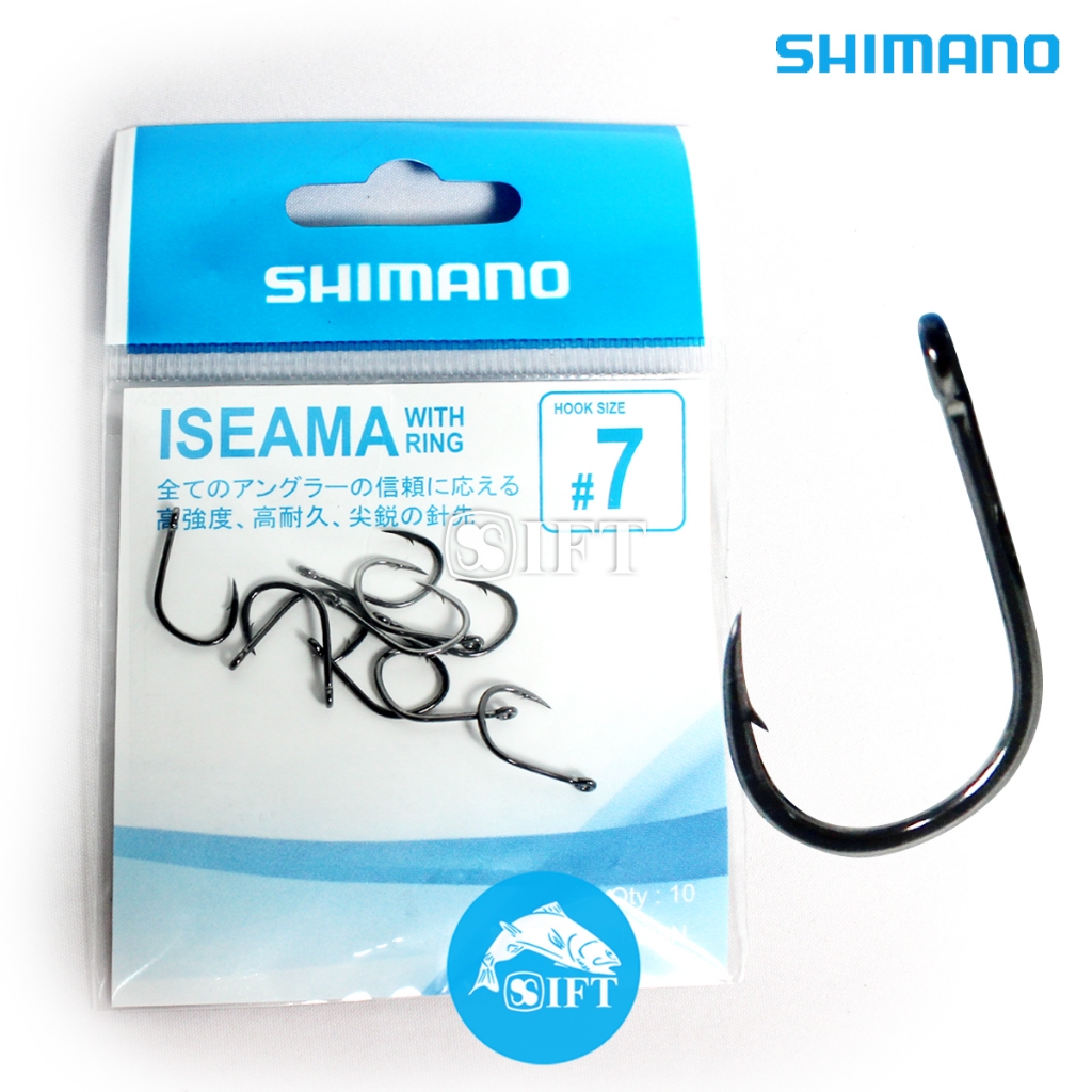 Shimano ISEAMA WITH RING hook no. 7 to 14 Made in Japan | Shopee Malaysia