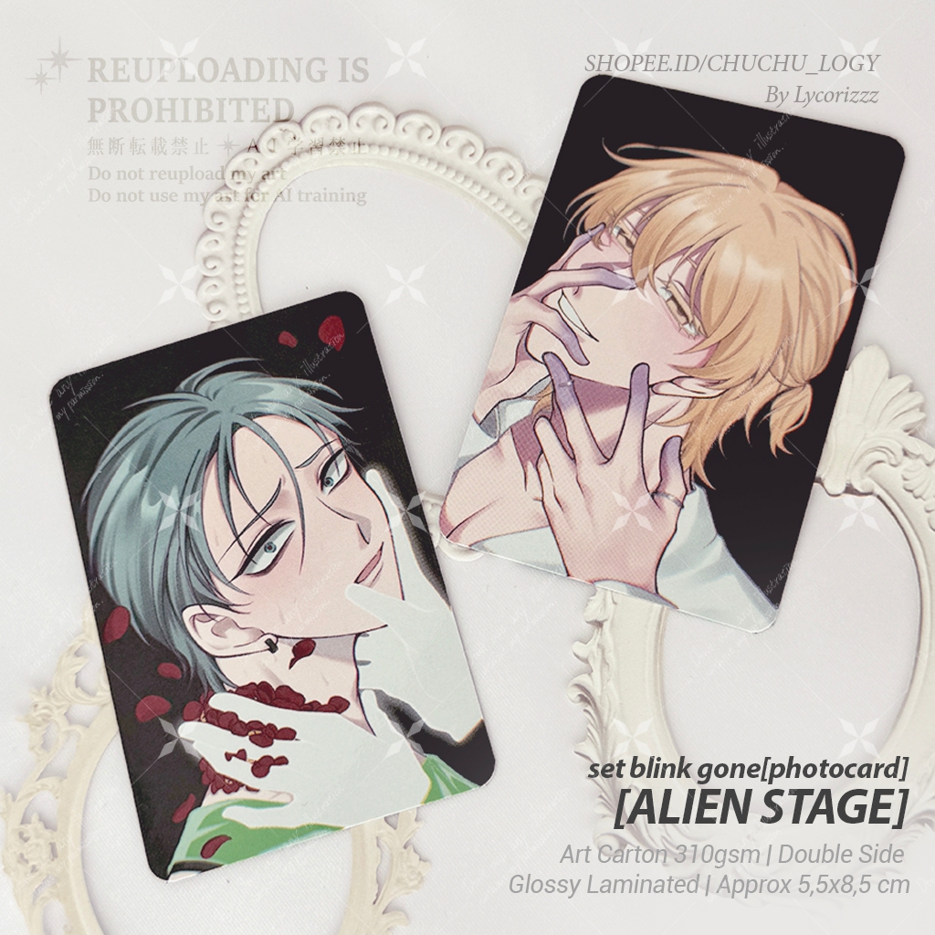 Alien Stage Till Luka [Blink Gone] Photocard Glossy laminated double ...