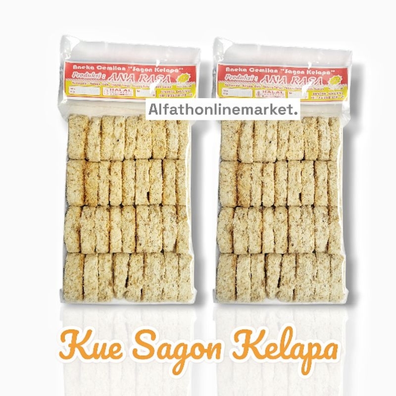 Original Young Coconut Sticky Rice Sagon Cake - Crispy Savory Dried ...
