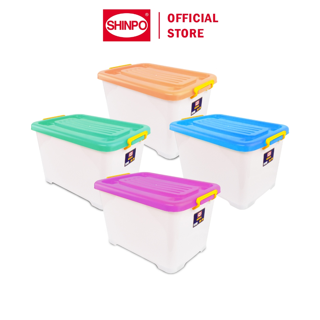 Shinpo Plastic Container With Wheels Real Container Box Storage Box SPO ...