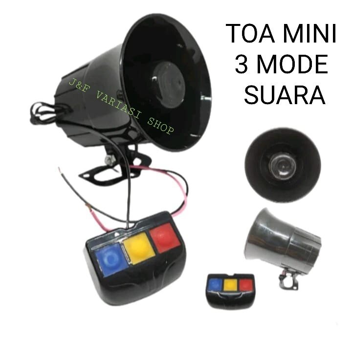 Toa mini motorbike horn, 3 sound mini speaker | Shopee Malaysia