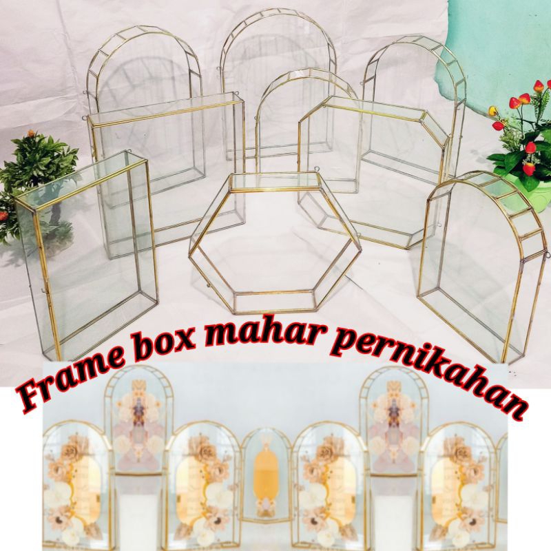 [REDY All SIZES] WEDDING DOWRY BOX FRAME / DOME FRAME / TERRARIUM DOWRY ...