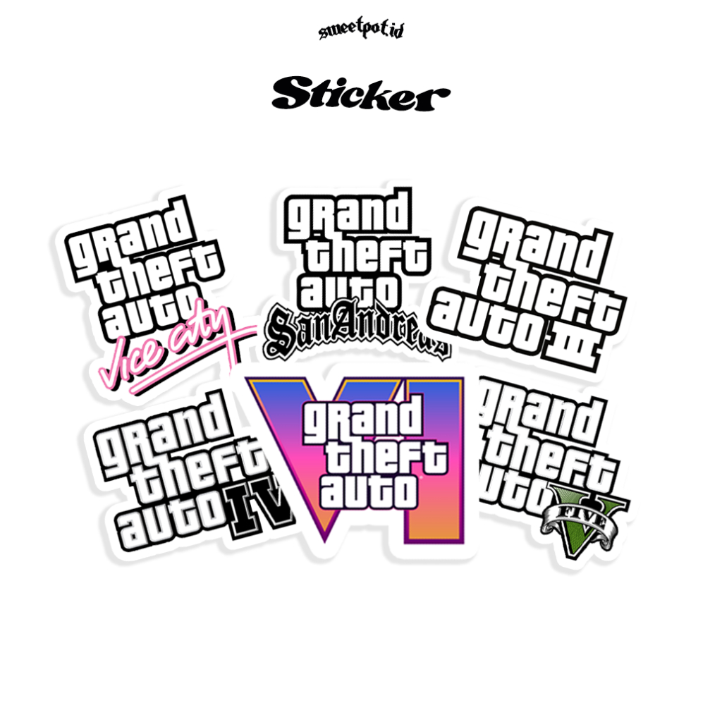 Sticker [GTA EDITION] / CASUAL STICKER / CASUAL FOOTBALL STICKER ...