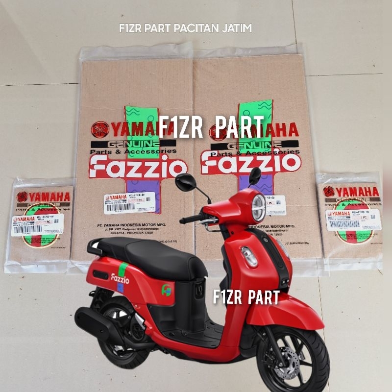 MERAH Striping GRAPHIC FAZZIO RED HYBRID LCF125 2024 2025 ORIGINAL ...
