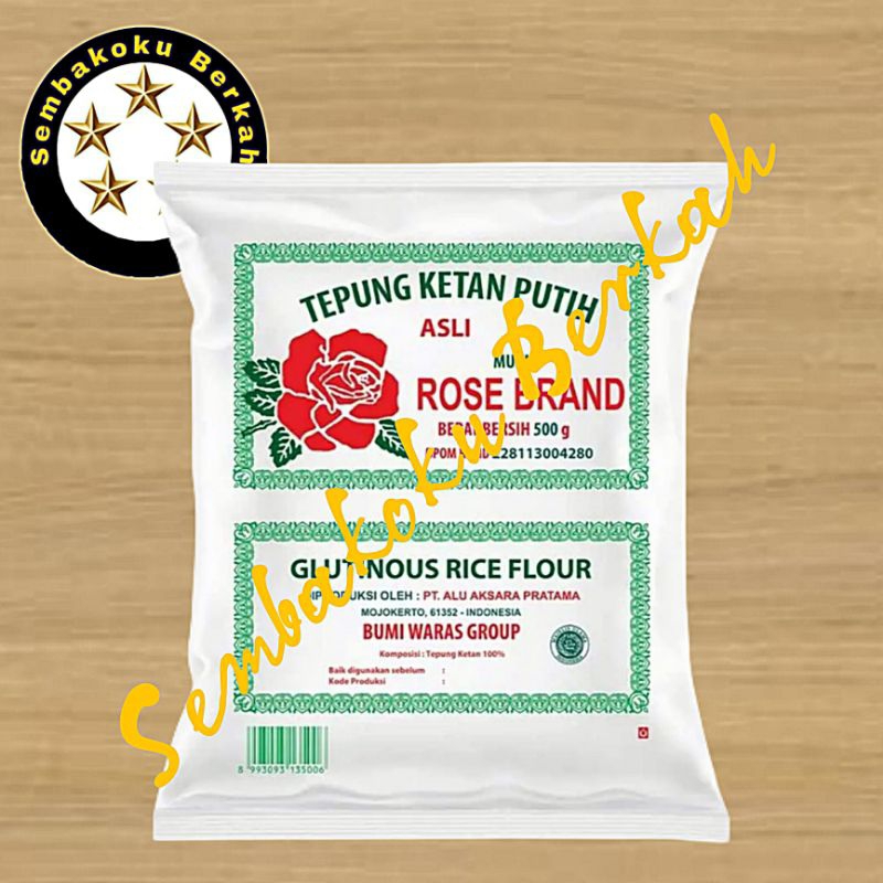 Rose Sticky Rice Flour 500G, 1 DUS Contains 20 PCS (FREE INSTANT ...