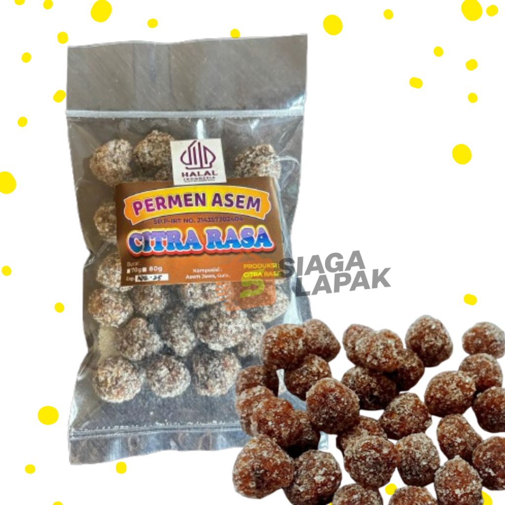 Round Javanese Tamarind Candy 80gr Cap Citra Rasa | Shopee Malaysia