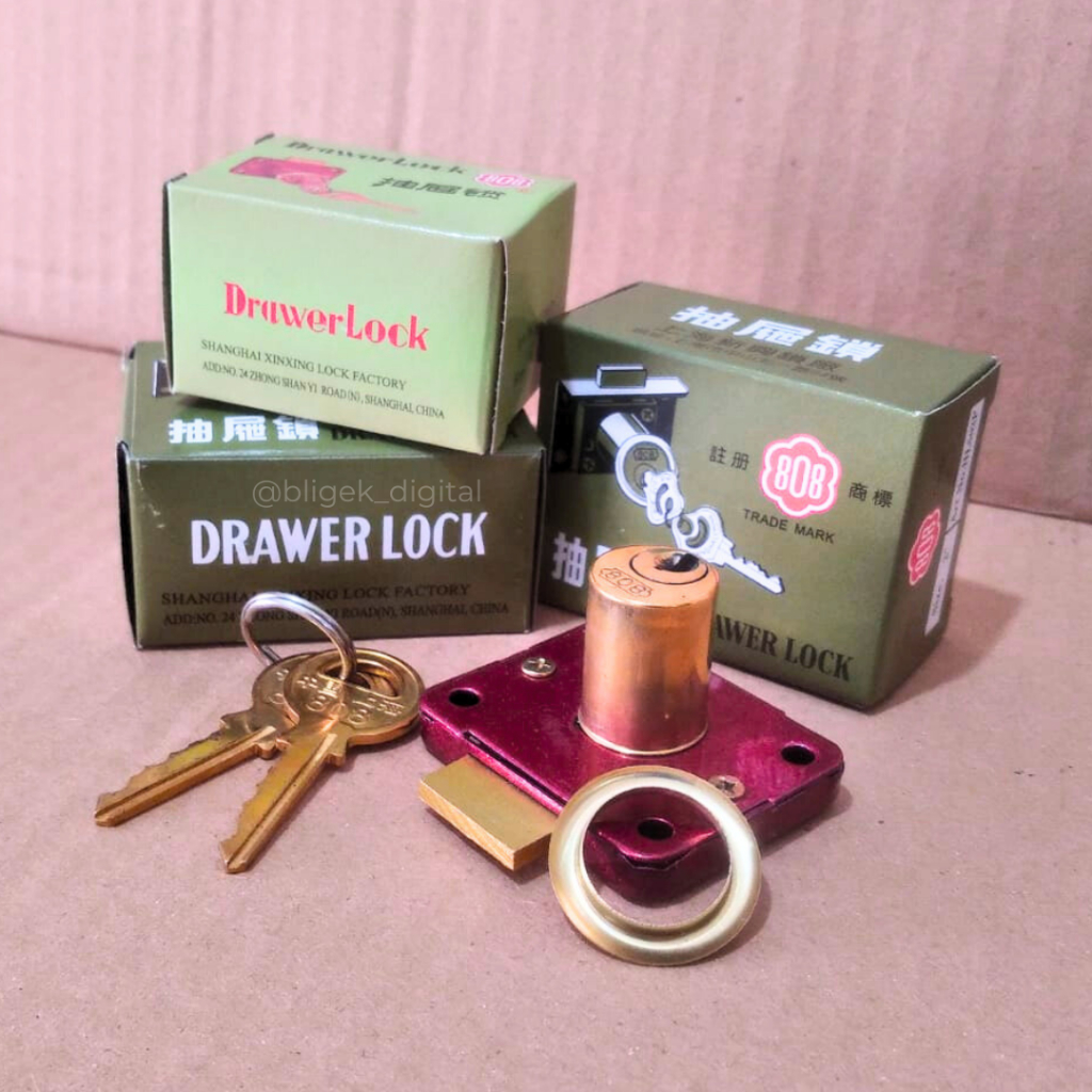 Original 808 large drawer lock | Shopee Malaysia