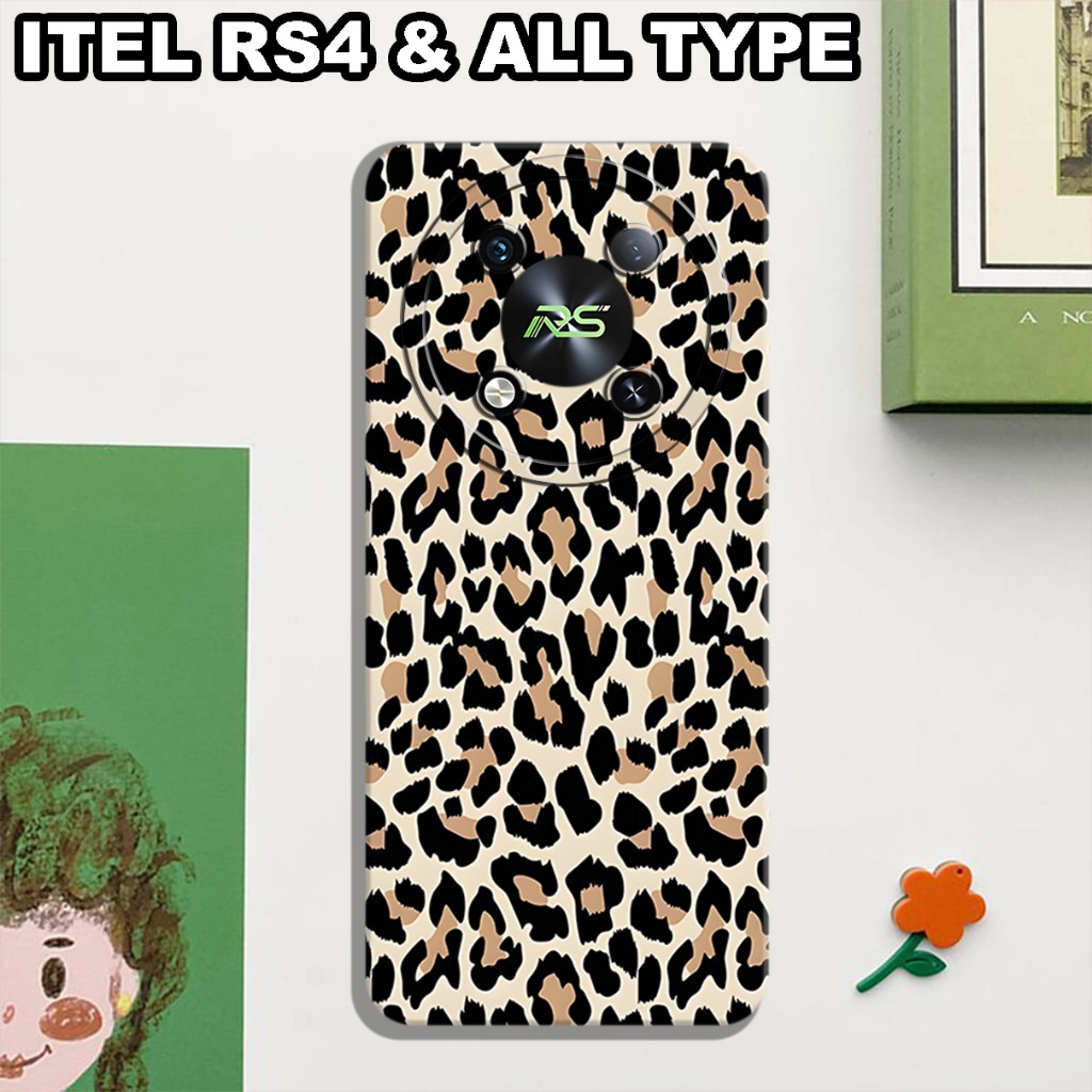 Cc37/ Flexible rubber softcase for ITEL RS4/Girl Motif/ITEL RS4 case ...