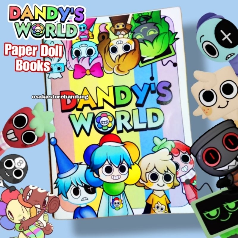 Sprunki Paper Doll Books Dandys World play Books | Shopee Malaysia