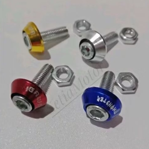 Body bolts, number plate bolts, universal variations for all motorbikes ...