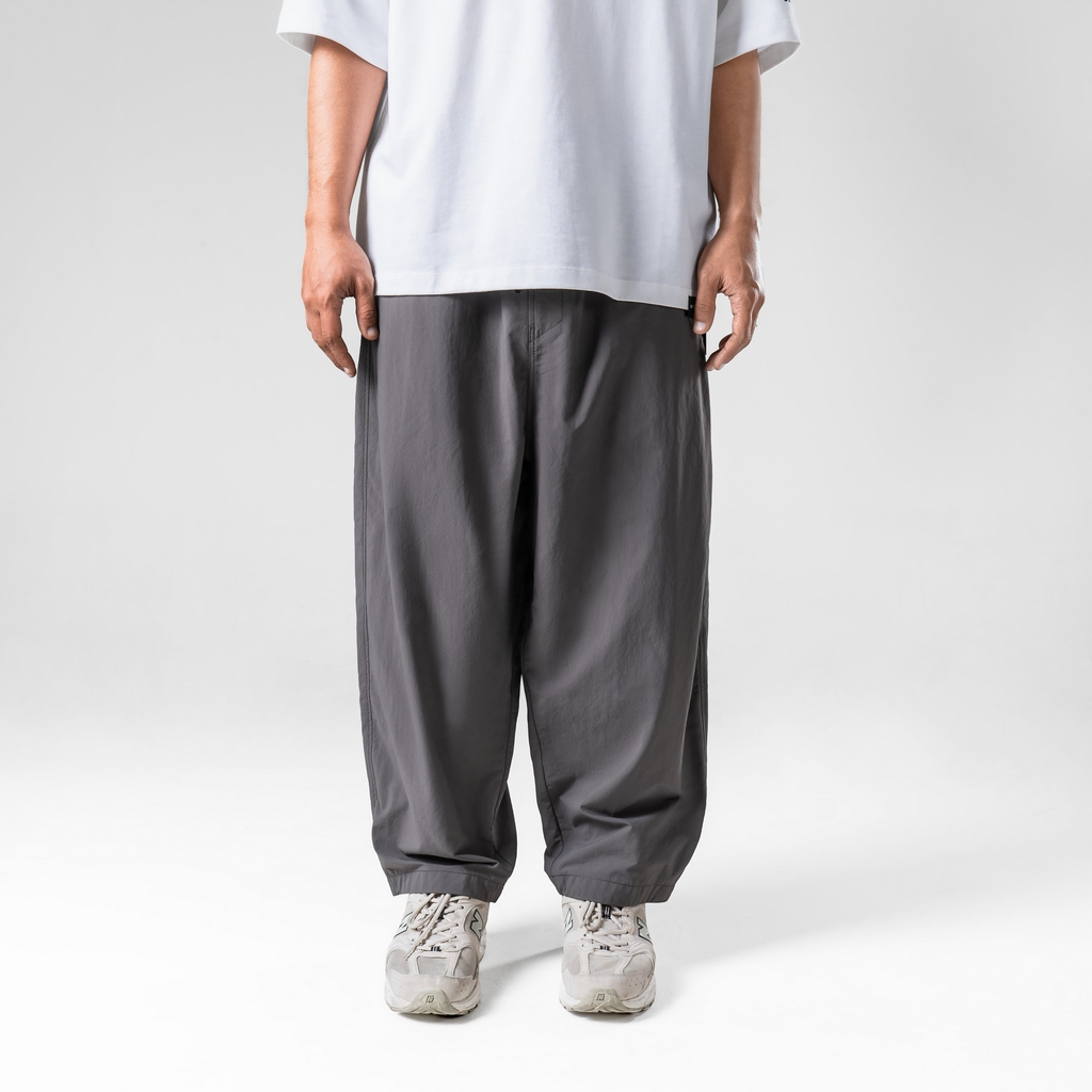 Bodypack Vortex Wide Pants Baggy Pants - Grey | Shopee Malaysia