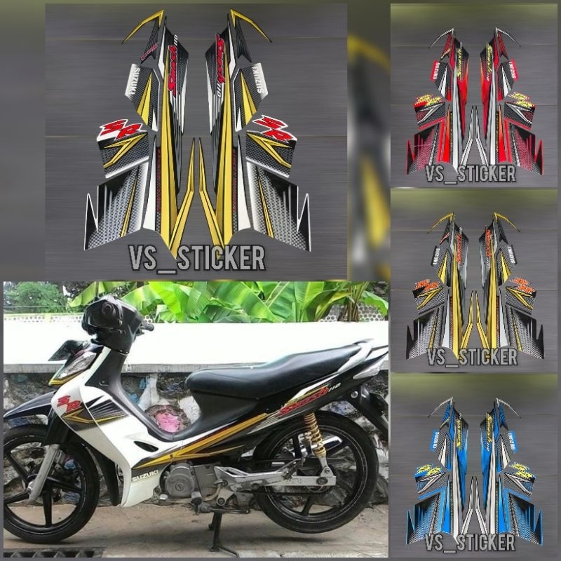 STICKER STRIPING LIST STANDARD BODY FOR SUZUKI SMASH 110 2007 ...
