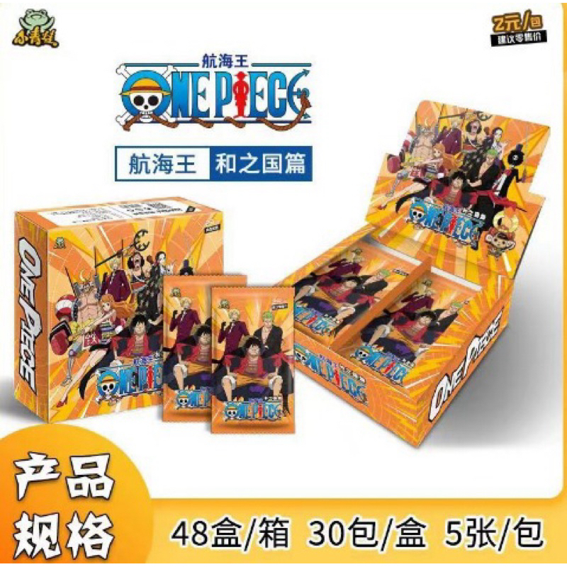 [Ready] One Piece Anime Cards 1 Box Wholesale Cards 36 Pack Zoro Luffy ...