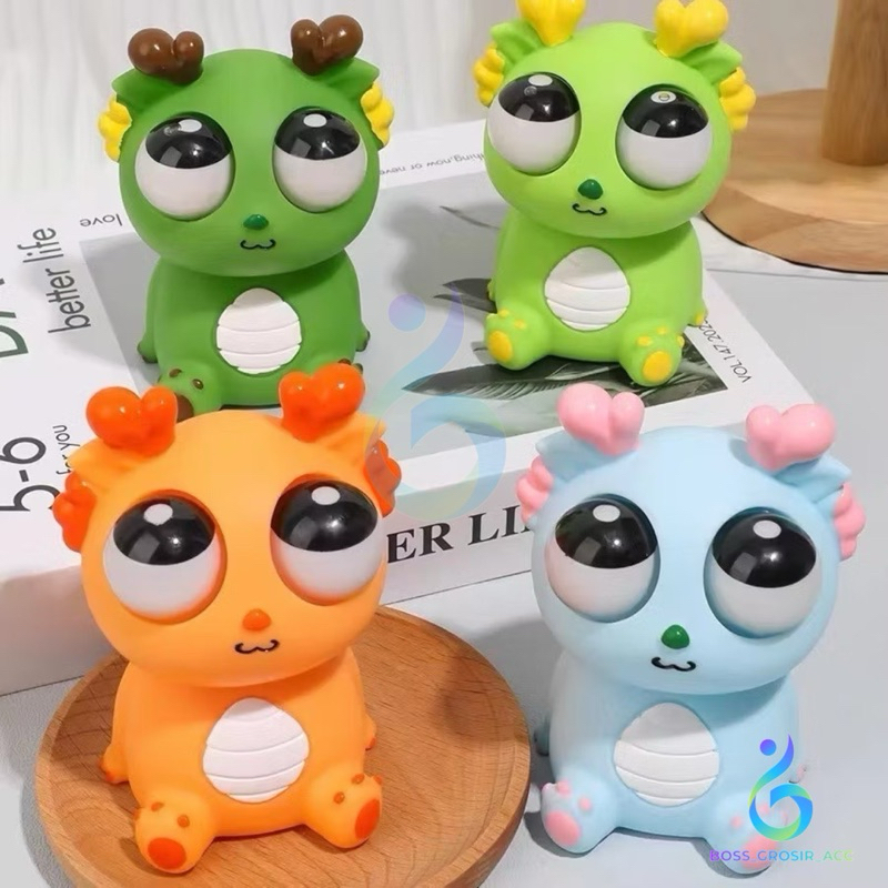 MATA Squishy Toy Jumbo Burst Eye Dragon Fidget Toy Pop It Stress ...