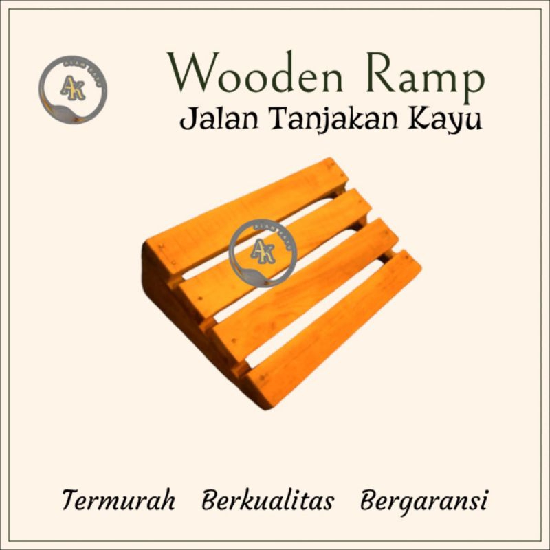 KAYU Wooden ramp Wooden motor ramp 25cm bridge Wooden ramp motor ...