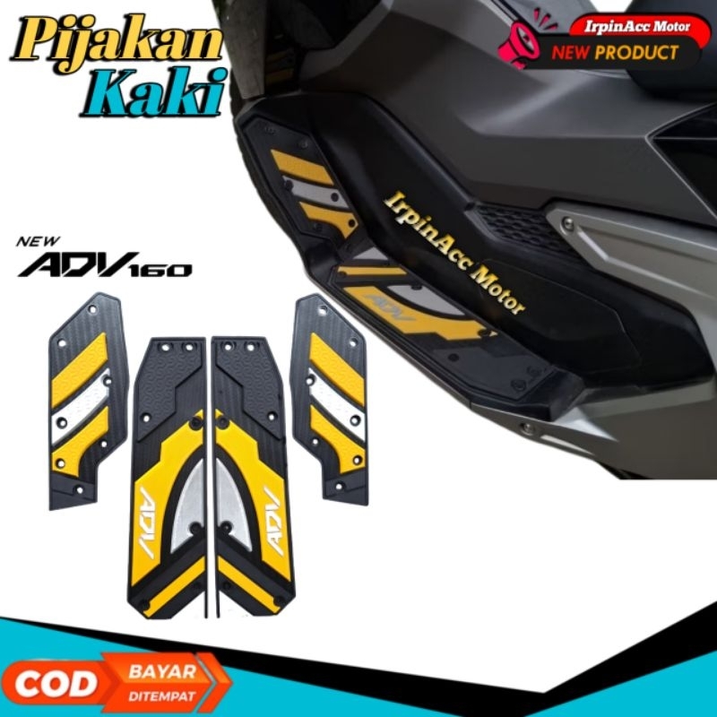 Adv 160 Abs Cbs and roadsync Rubber Premium Thick Footrest Carpet Honda ...