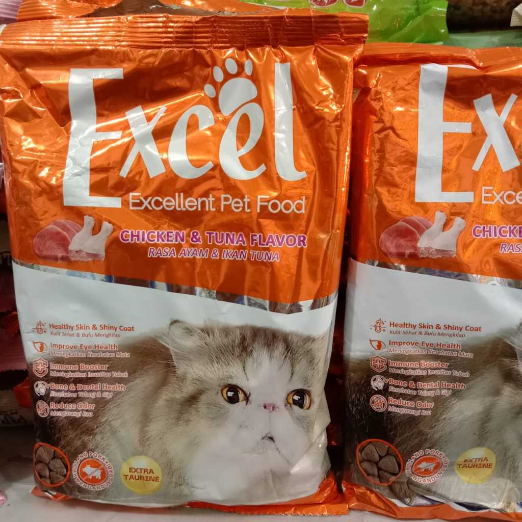 (5Kg Package) Excel Repack 5Kg Cat Food - Triangular Shape | Shopee ...
