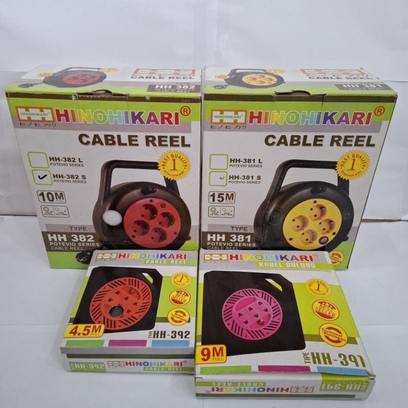 Hinohikari Cable Box/ 4,5M 9M 10M+Switch 15M +Switch / HH-392 HH-391 HH-382 HH-381 Full SNI ...