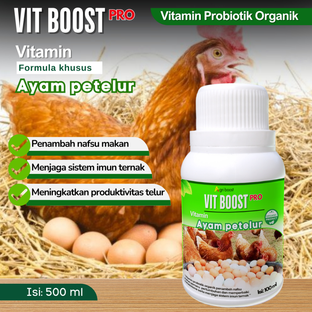 Vitboost PRO Booster vitamin for laying hens 100ml, increases egg ...