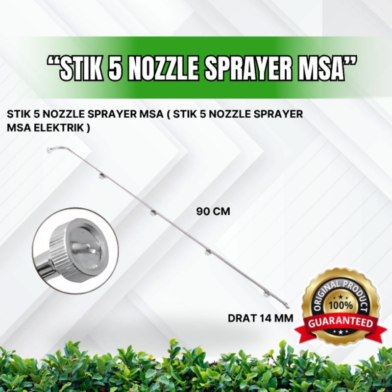 Stick 5 nozzle sprayer msa 90 CM (5 nozzle stick 90cm electric msa ...