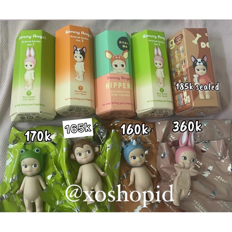 Ori sonny angel hippers rabbit animal frog monkey rhinocheros dog ...